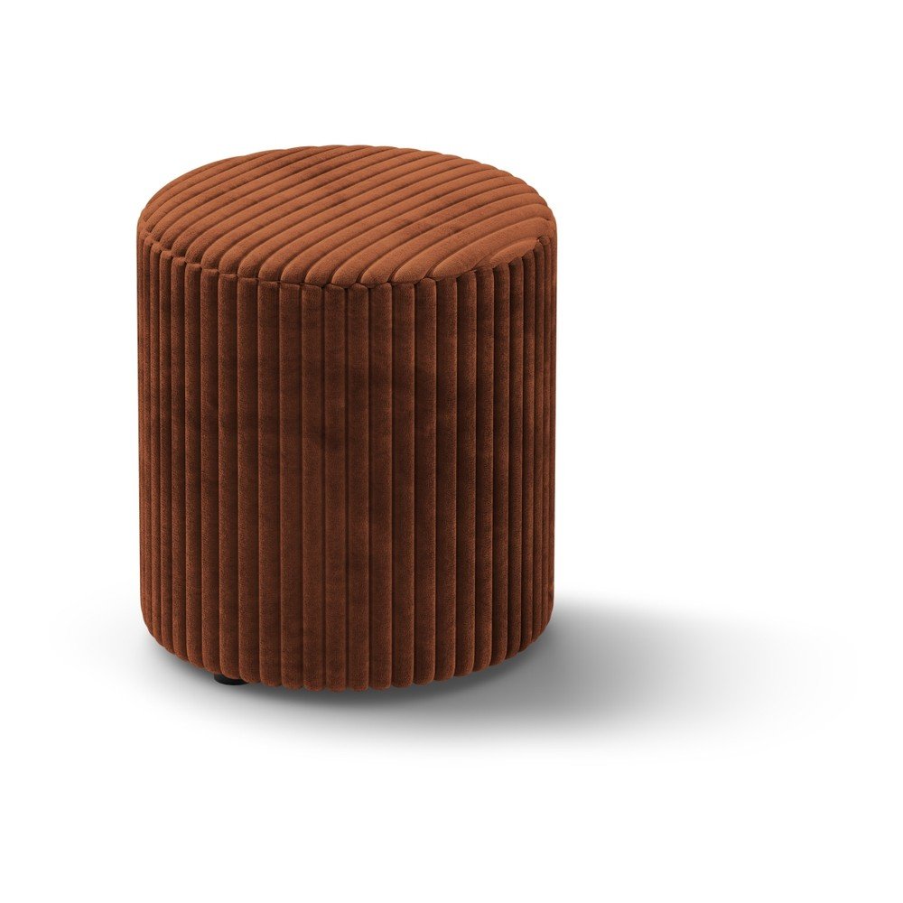 Téglavörös kordbársony puff Dia – Micadoni | Akciosbutorwebaruhaz.hu